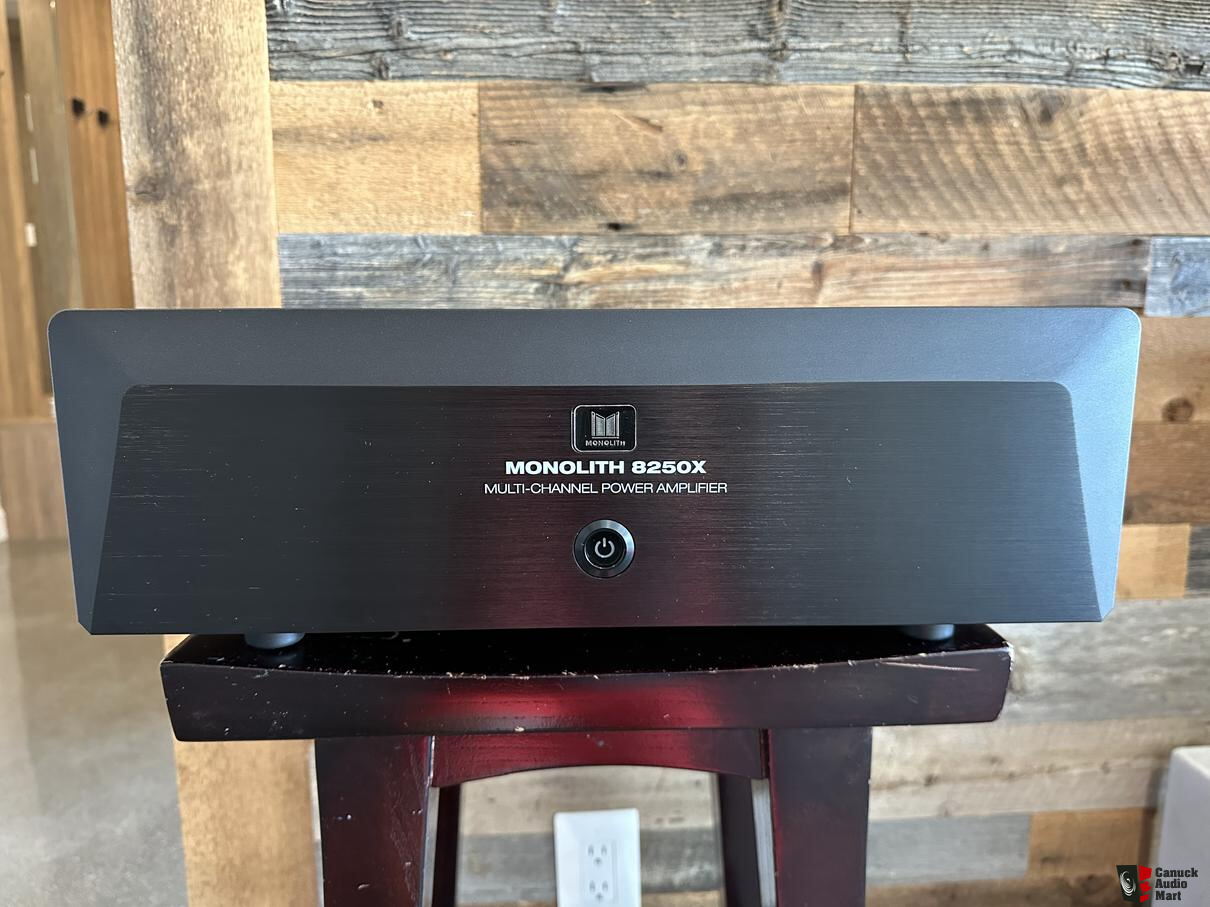 Monolith M8250x 8x200 Watts balanced Class-D Multi-Channel Theater ...