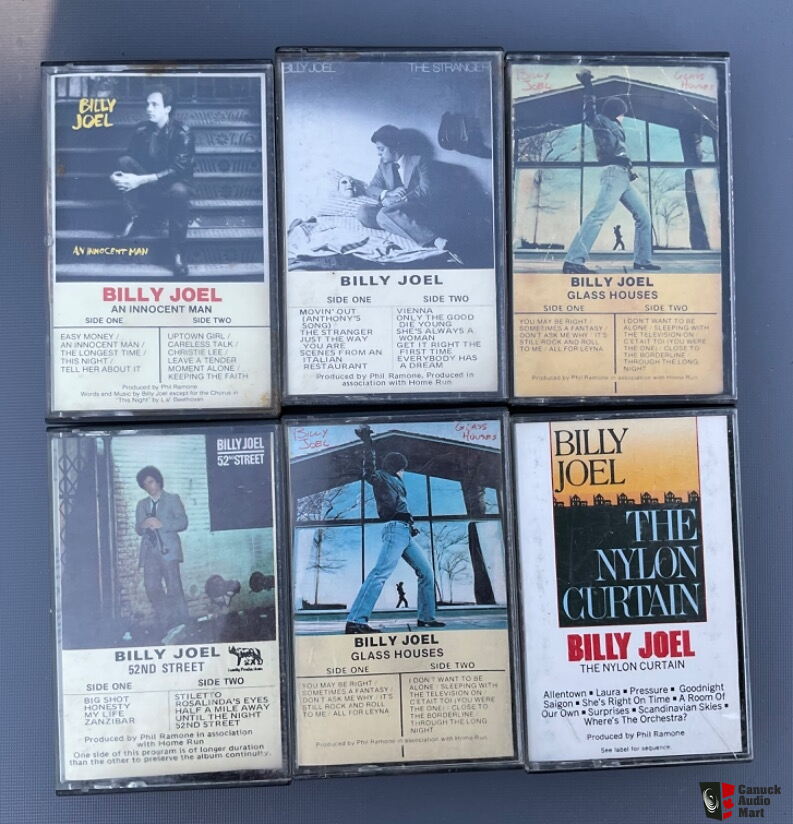 Billy Joel Cassette Collection For Sale - US Audio Mart