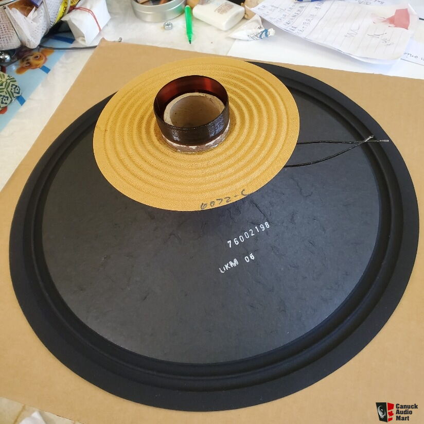 Tannoy 15" Recone Kits 15 ohms for RED // SILVER Assembled Pair Brand ...