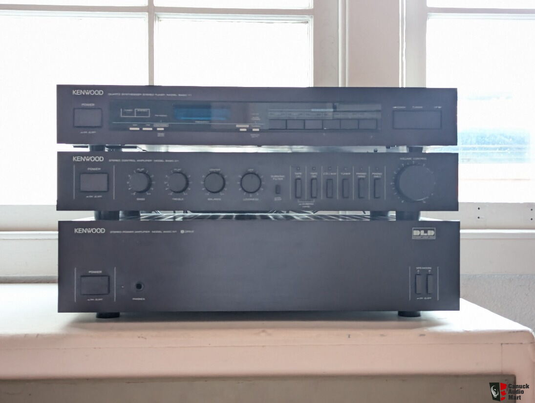 Incredible Kenwood Stack - amplifier M1, preamplifier C1 and tuner T1 ...