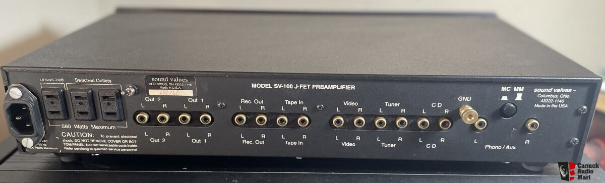 Sound Valves SV 100 JFET Preamp Photo #5283124 - Canuck Audio Mart