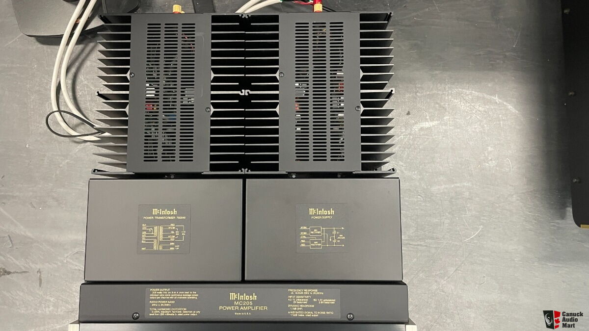McIntosh MC205 MULTICHANNEL Amplifier 5 X 200 W RMS Photo #5283148 ...