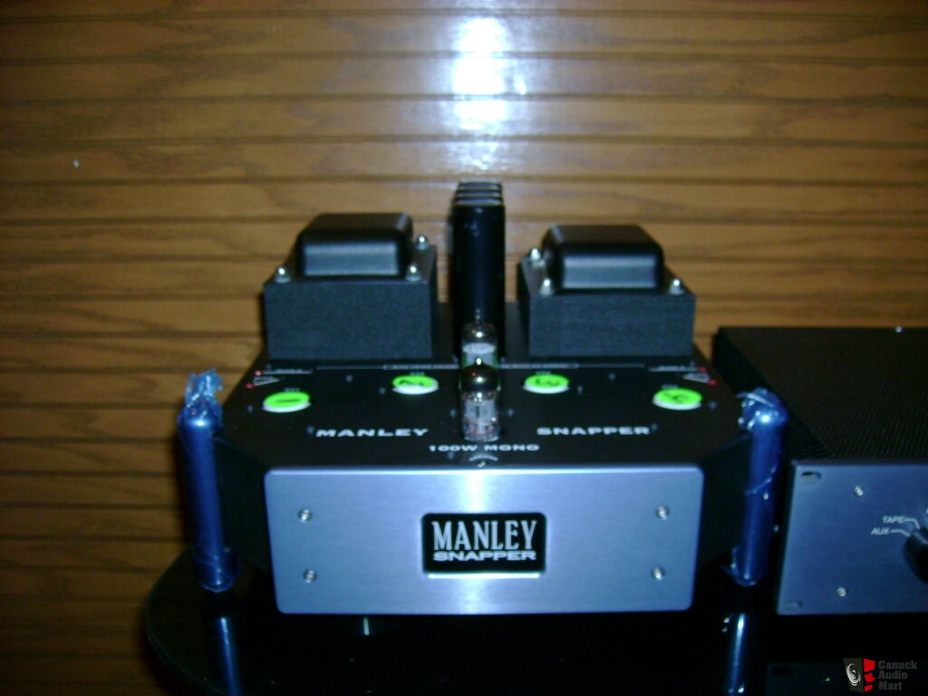 Manley Snapper Mono Tube Amps W/ Jumbo Shrimp Preamp W/ remote TRADES ...