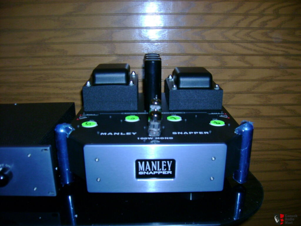 Manley Snapper Mono Tube Amps W/ Jumbo Shrimp Preamp W/ remote TRADES ...