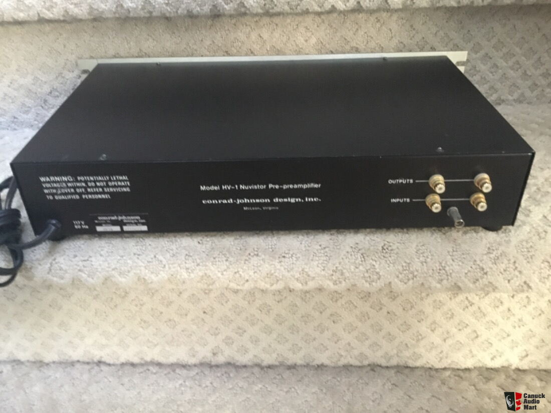 Conrad-Johnson HV1A Nuvistor Tube Pre-Preamplifier Photo #5286624 - US ...