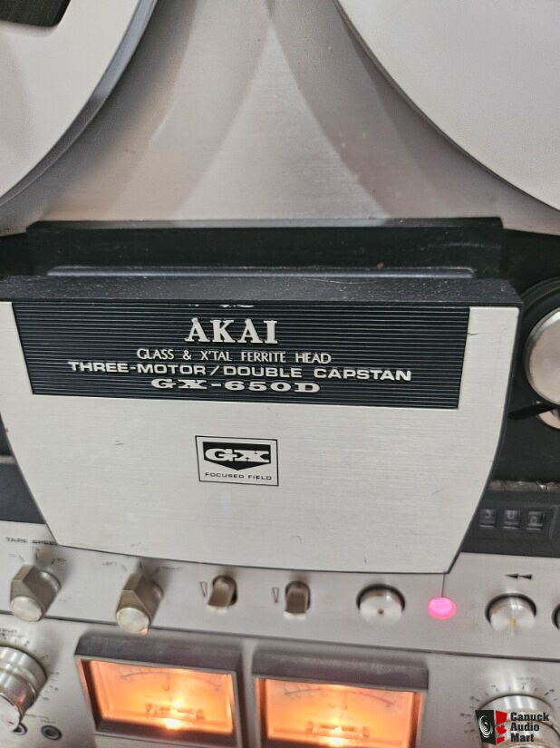AKAI-GX650D REEL to reel tape recorder, fully tested, with tapes Photo ...