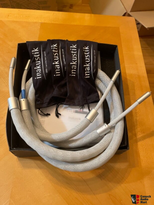 Inakustic BF-2404 Air Pure Silver interconnect For Sale - Canuck Audio Mart