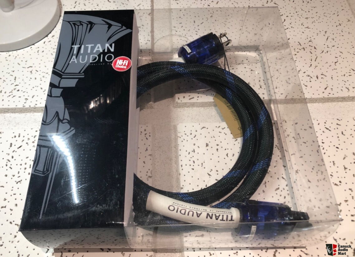 Titan Audio Helios Power Cord For Sale - US Audio Mart