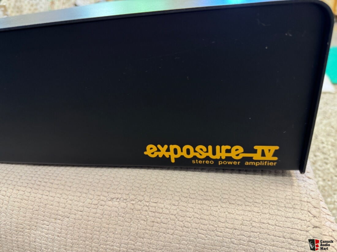 Exposure IV Stereo Amplifier For Sale - Canuck Audio Mart