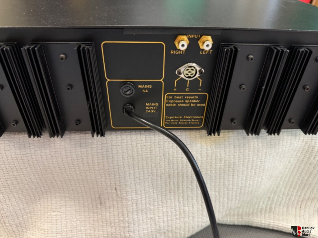 Exposure IV Stereo Amplifier Photo #5289774 - Canuck Audio Mart