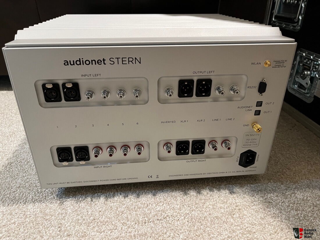 Audionet Scientist Series: Stern & Heisenberg Preamp, Mono Blocs