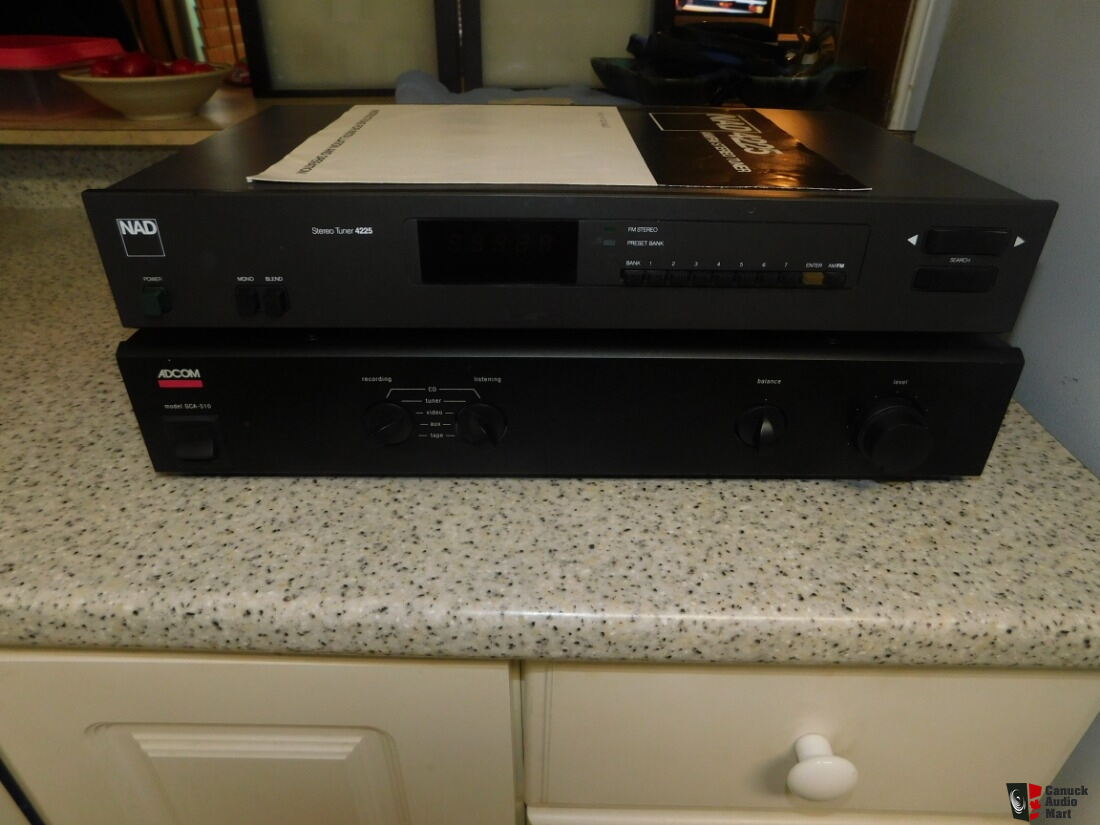 Adcom GCA 510 Integrated Amp + Nad 4225 Tuner Photo #5293454 - Canuck ...