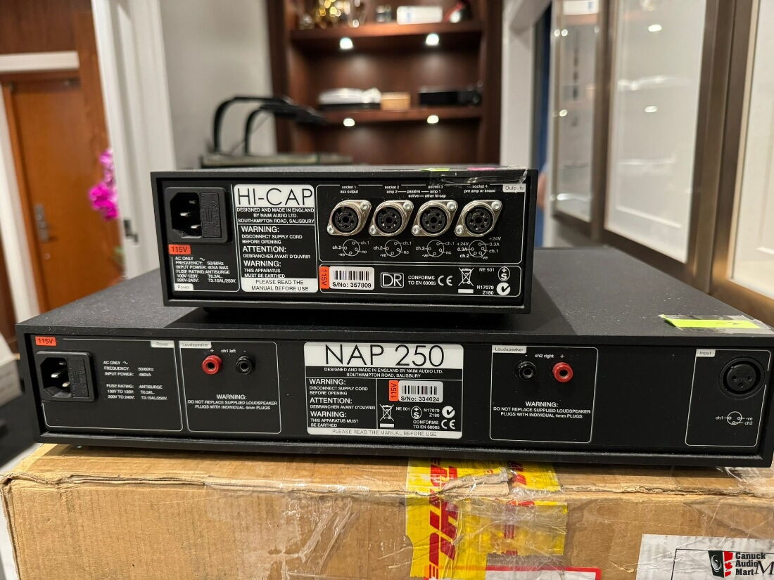 Naim NAC-282 Preamp + NAP-250 Power Amp + Hi-Cap Photo #5298077 ...