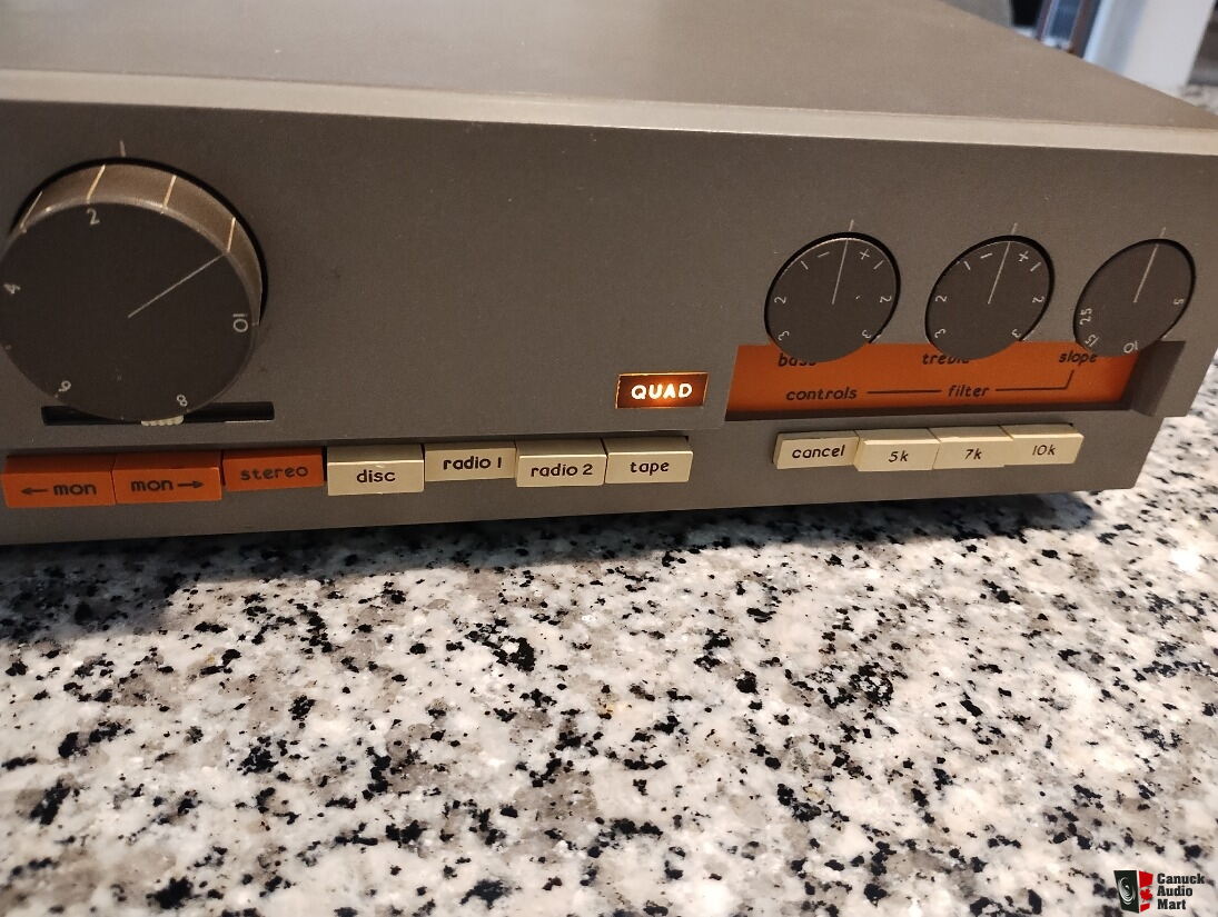 QUAD 33 Stereo Control Amplifier & QUAD 303 Stereo Power Amplifier ...