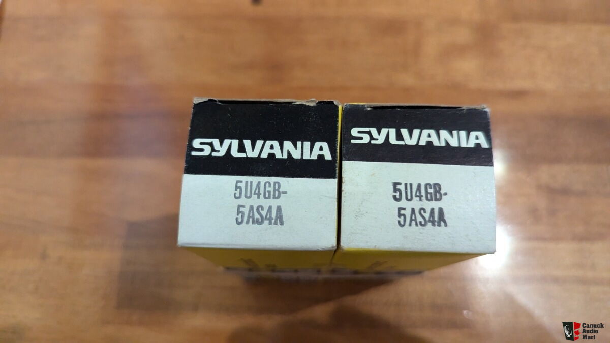 Sylvania 5U4GB / 5AS4A NOS matched For Sale - Canuck Audio Mart
