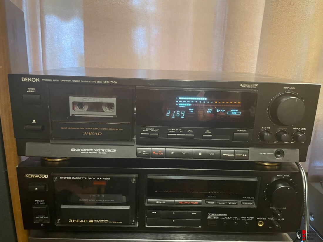 Gorgeous Denon DRM-700a 3-head cassette deck Photo #5302357 - Canuck ...