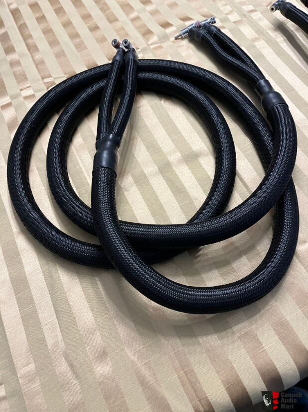 NRG custom speaker cables 9ft pair Photo #5302929 - Canuck Audio Mart