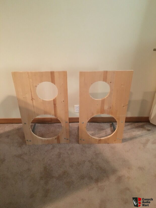 FREE Open Baffle Speaker System EMPTY 15" Woofer and 8" Full Range For ...