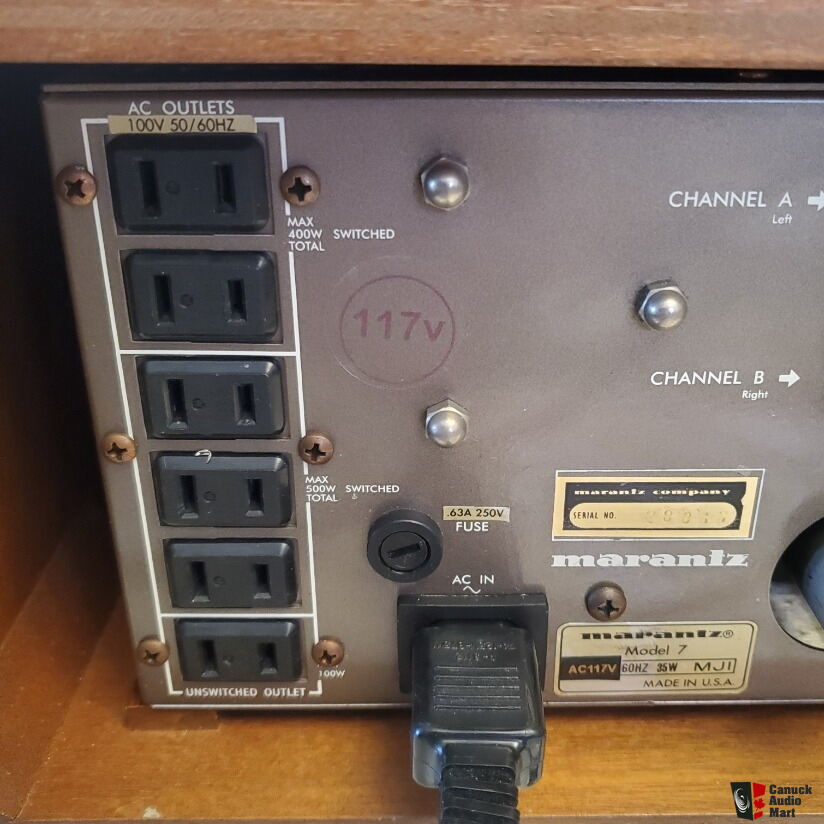 Marantz 7 C Tube Preamp Reissue with wood case For Sale - UK Audio Mart