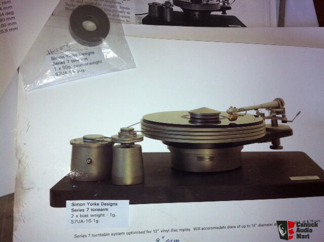 Simon Yorke S7 turntable--REDUCED TO CLEAR----$5000 Photo #531090 - US ...