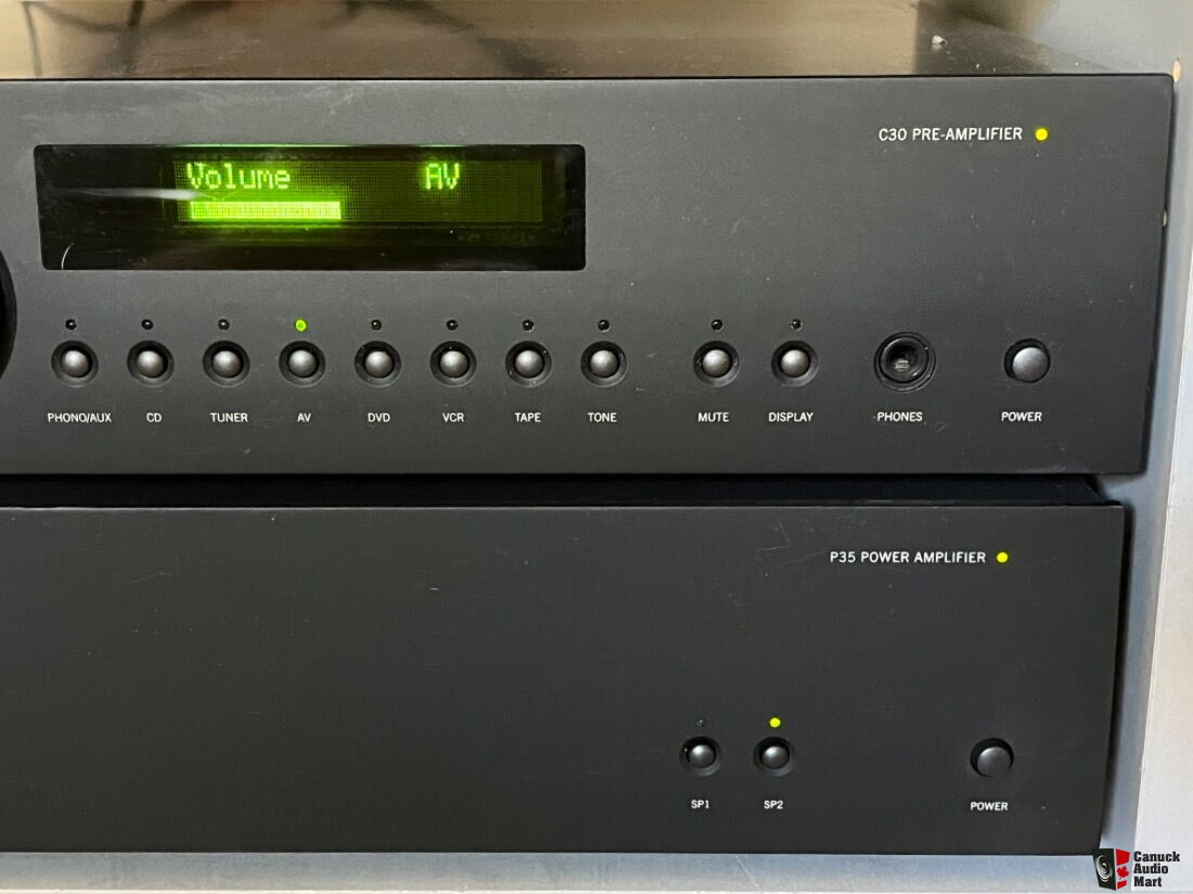 Arcam Power Amplifier and Preamplifier FMJ C30 and P35 Photo #5314646 ...