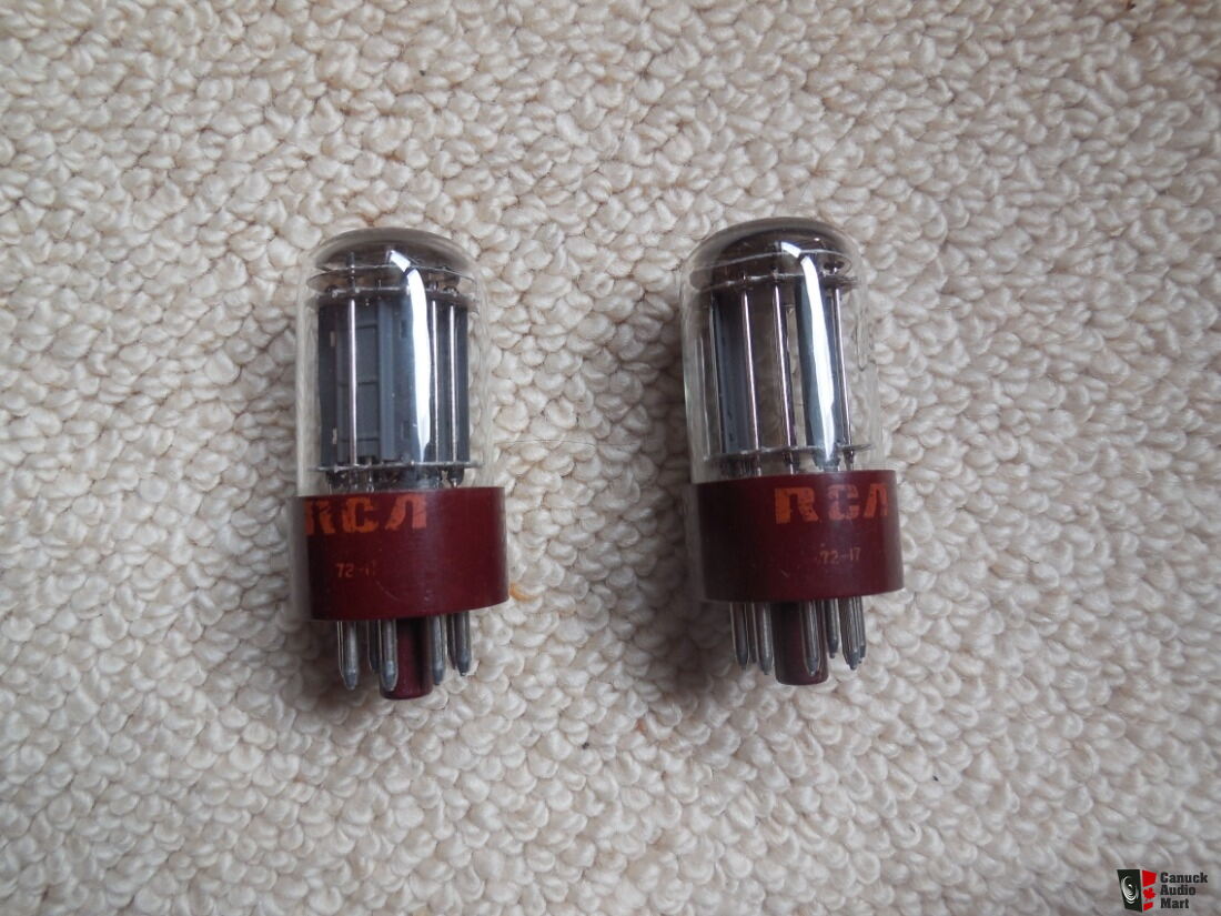 Matched pair RCA 5691 red base For Sale - US Audio Mart