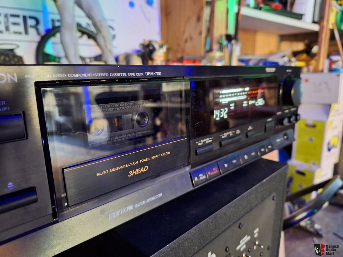 Denon drm700 3 head cassette deck