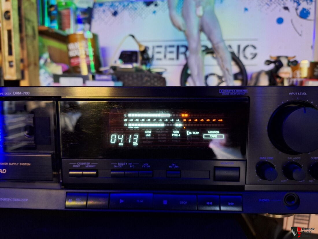 Denon drm700 3 head cassette deck