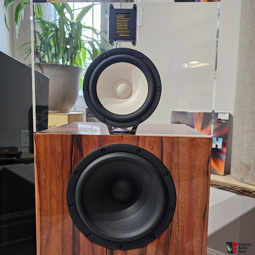 Qualio IQ Open Baffle Black satin demo pair (like new!) Photo #5320610 ...