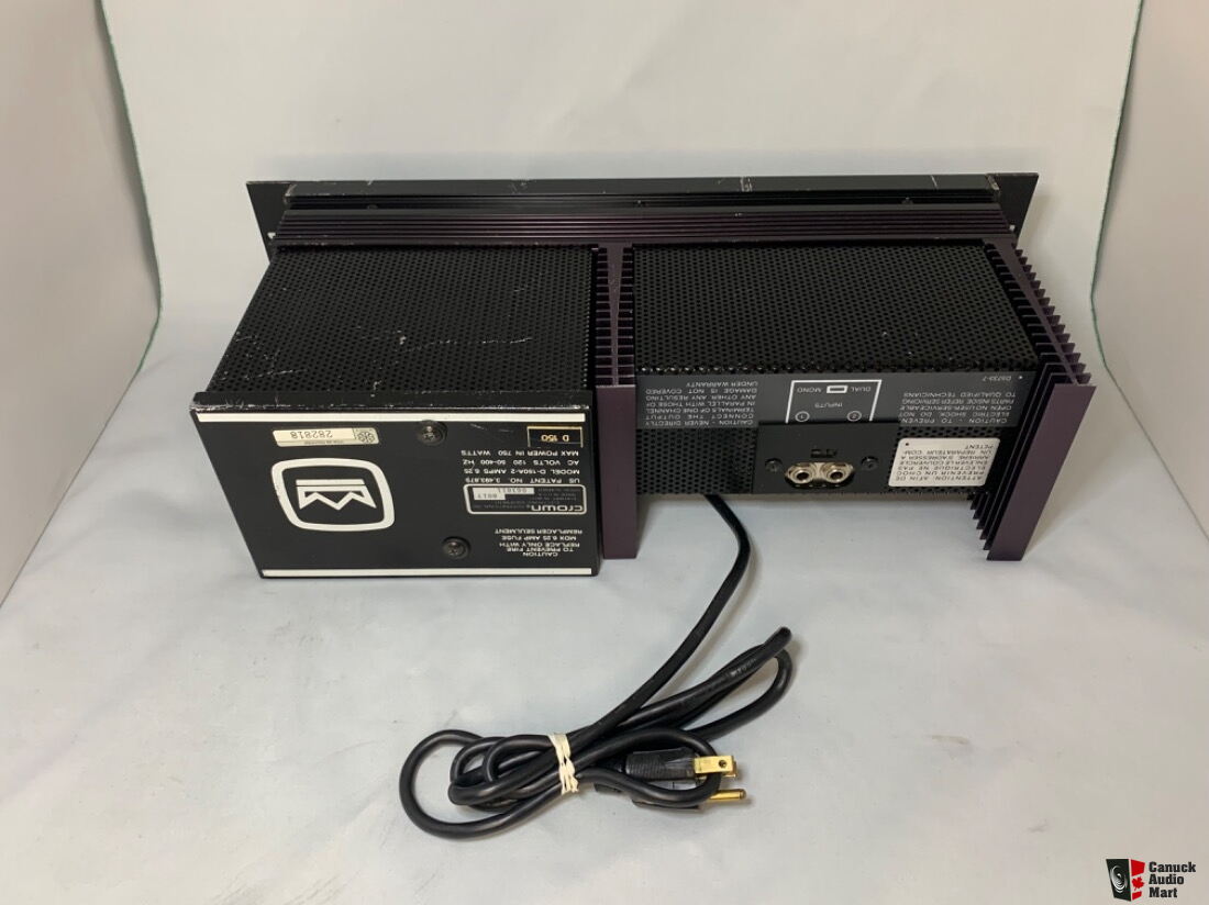 Amcron D-150A Series II Stereo Power Amplifier (USA) Photo #5320635 ...