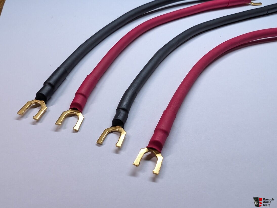 8 inch Furutech 11AWG OCC (99.99997% pure copper) Jumper cables set (4 ...