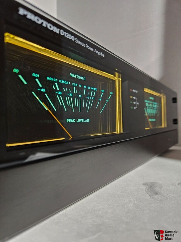Recapped & Serviced Proton D1200 Power Amp Photo #5325570 - Canuck ...