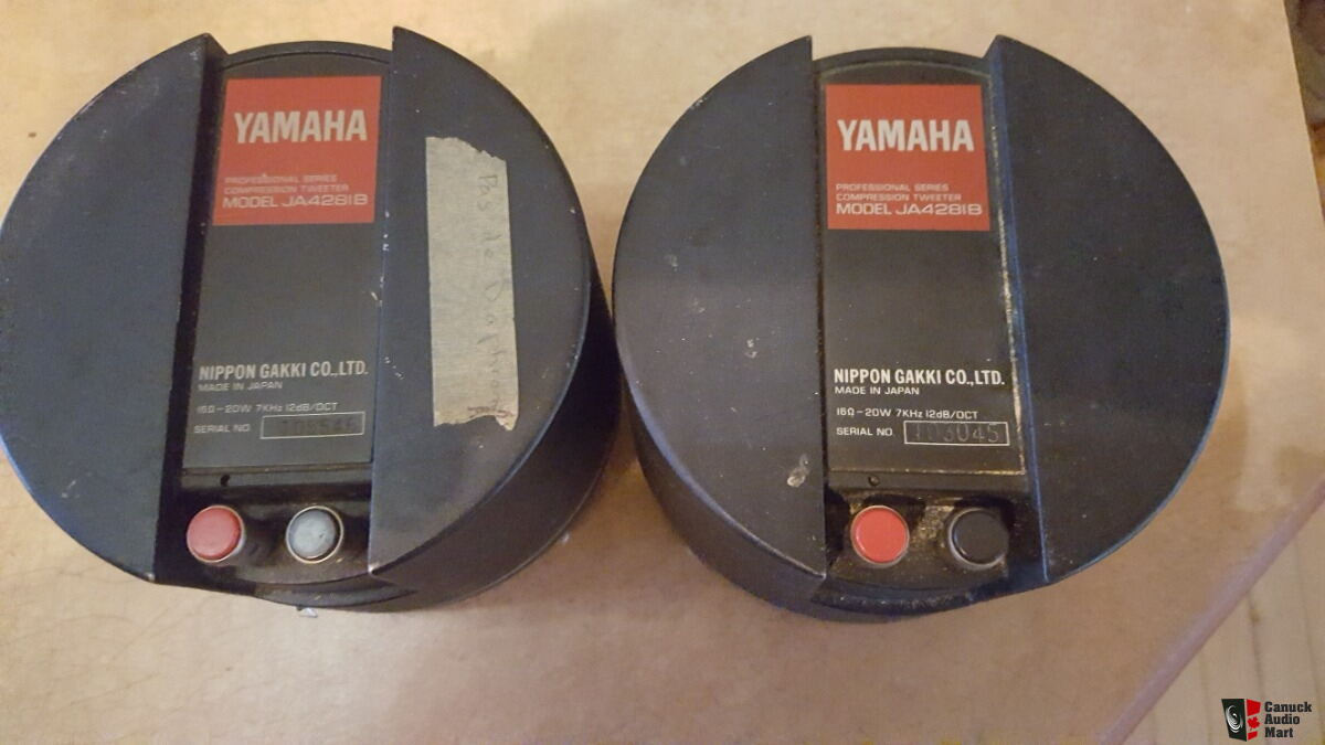 hard to find yamaha professional bullet tweeter For Sale - US Audio Mart