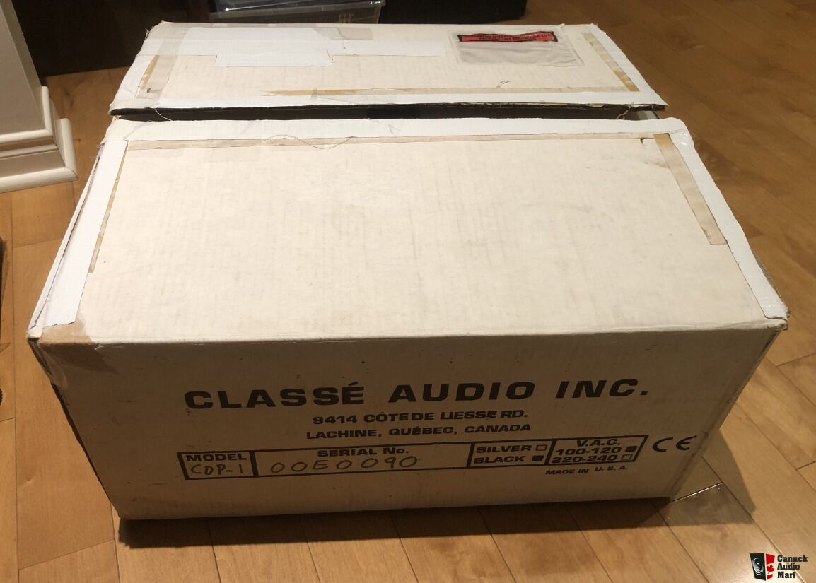 Classe Audio CDP-1 CD Player w UA D20400A DAC; Original Remote and ...