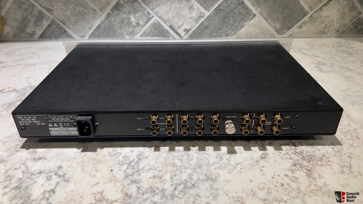 Bryston BP-6 preamp & BR2 Remote (with MM Phono)