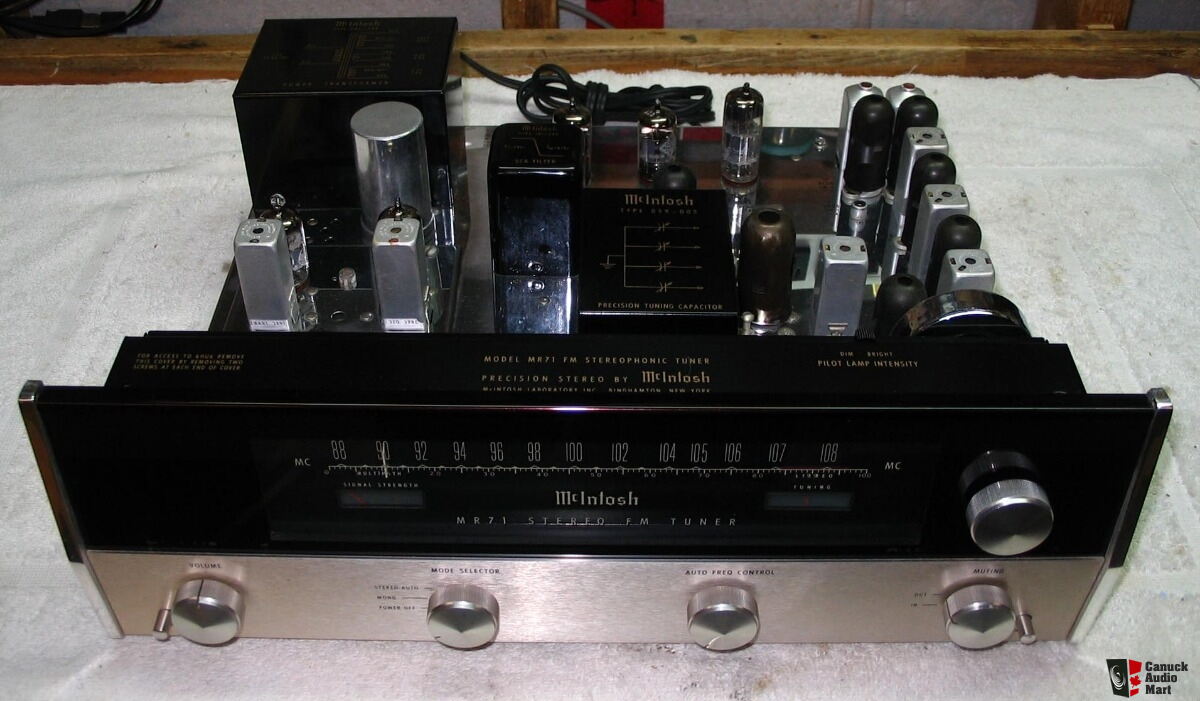 McIntosh MR71 Vacuum Tube Stereo Tuner For Sale - UK Audio Mart