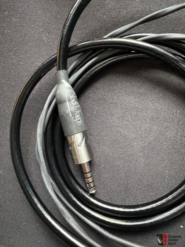 Black Dragon Premium Cable for Audeze Headphones 5ft - 4.4mm ...