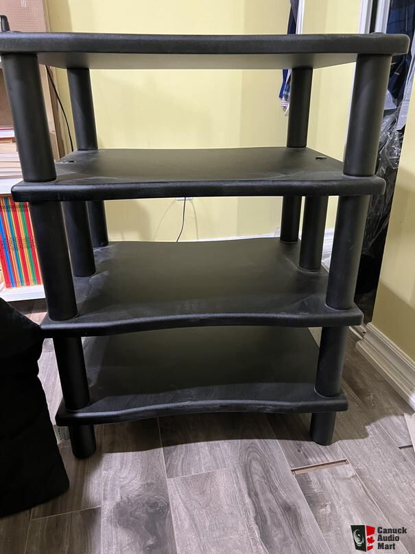 Monolith by Monoprice Heavy Duty 4 Tier Audio Stand XL, 1" Shelf Photo ...