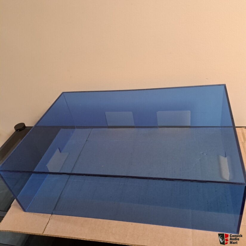 Turntable cover (blue tint) For Sale - UK Audio Mart