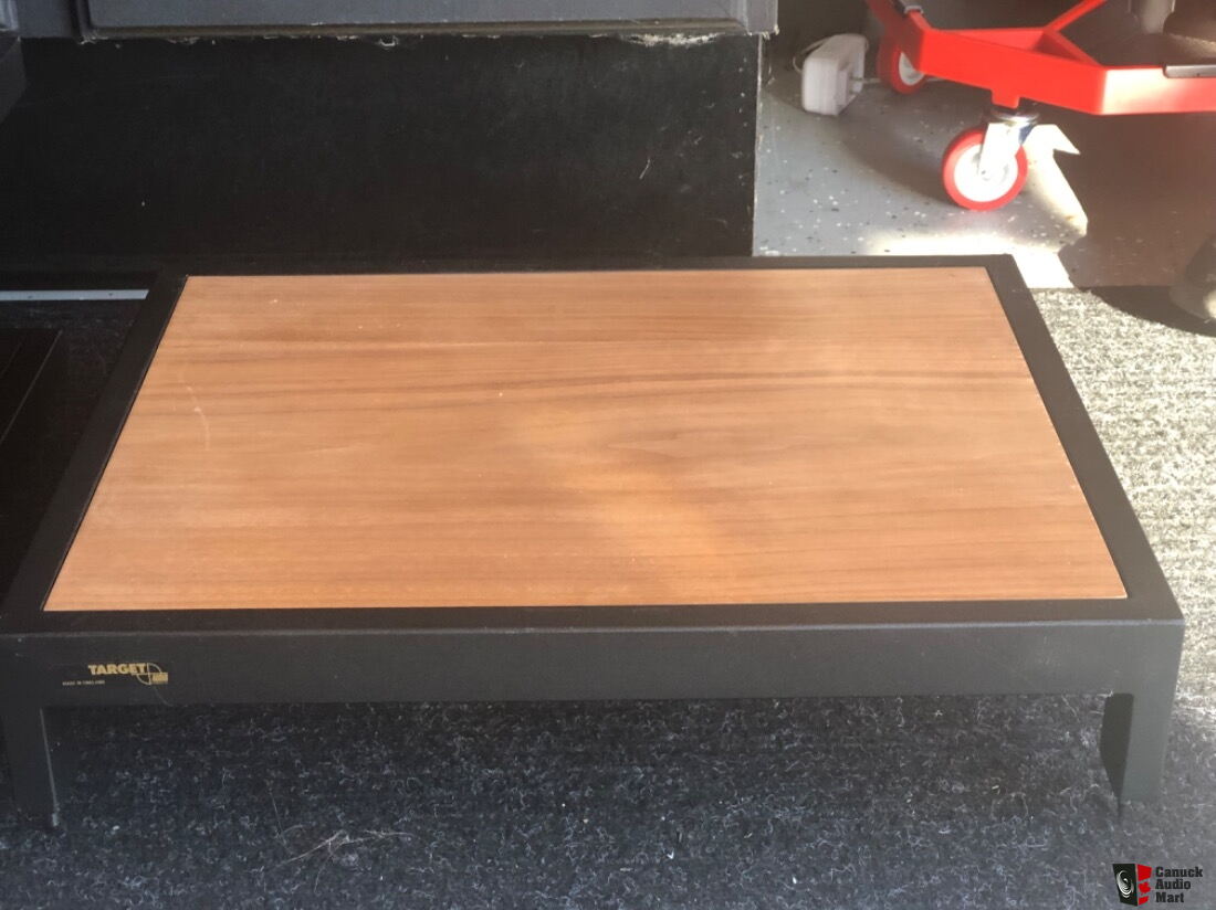Target Audio Cabinet/ 2 Target Amp Stands Photo #5345820 - Canuck Audio ...