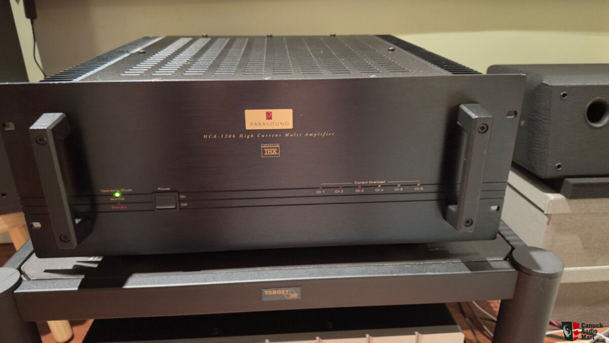 parasound 1206 6 channel amplifier For Sale - Canuck Audio Mart