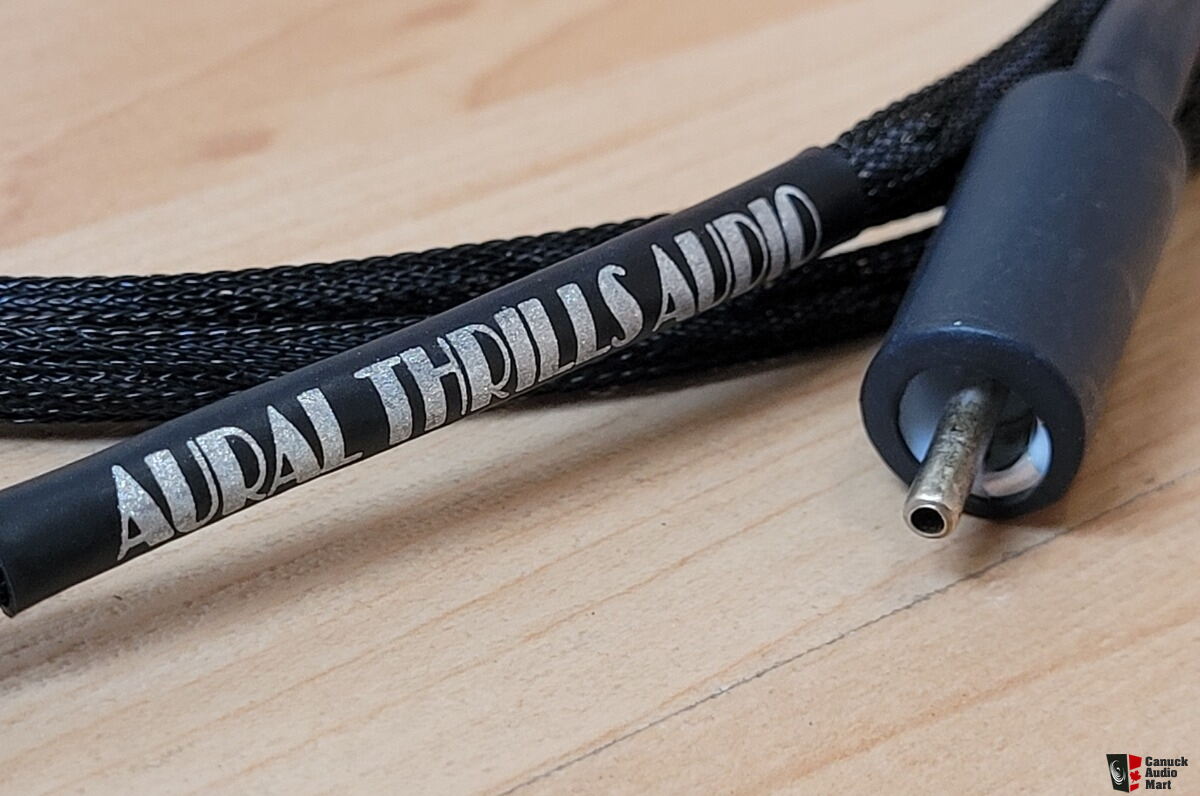 Aural Thrills Audio pure silver interconnect cables with custom RCA ...