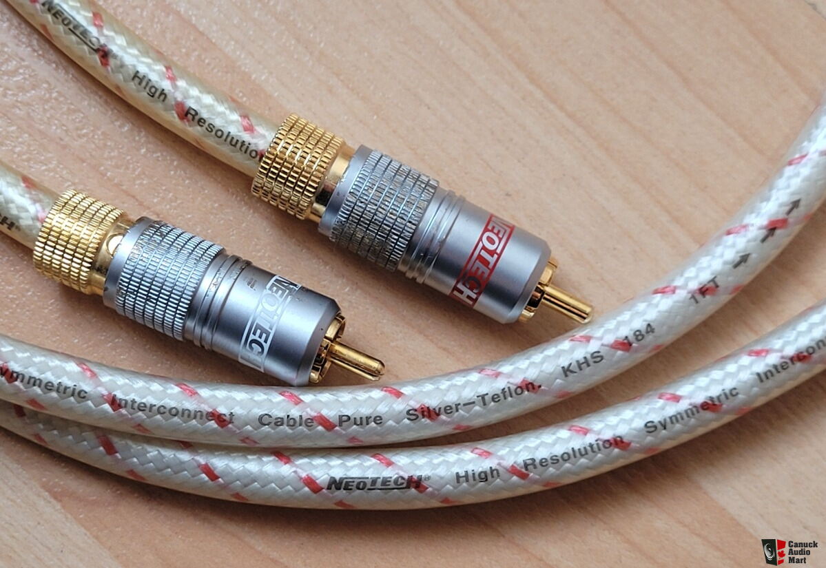 Aural Thrills Audio pure silver interconnect cables with custom RCA ...