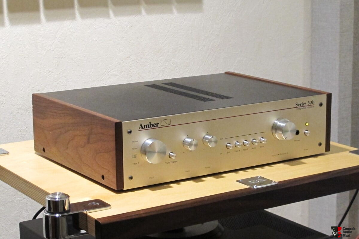 Amber 50b integrated amplifier - VERY GOOD !!! Dealer Ad - US Audio Mart