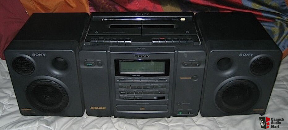 Sony CFD-757 Boombox Ghetto Blaster Portable Stereo Mint For Sale ...