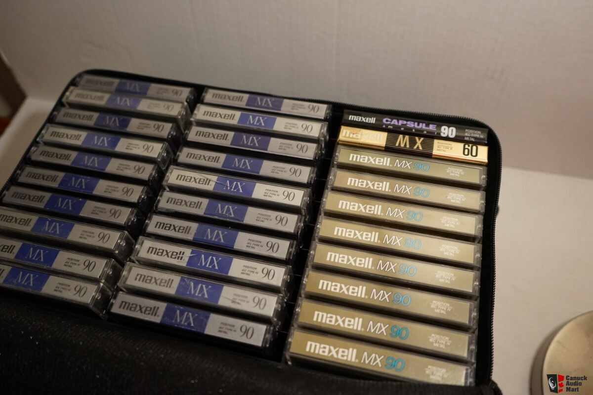 MAXELL metal cassettes (59 x MX + 1 x Capsule) Photo #5361134 - Canuck ...
