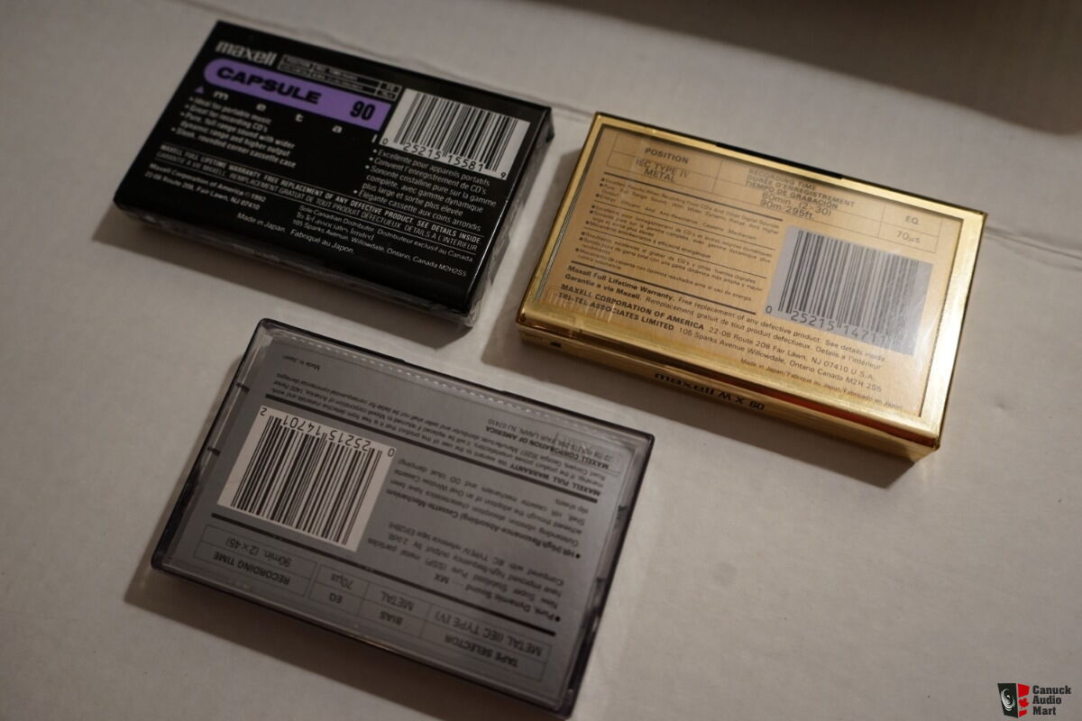 MAXELL metal cassettes (59 x MX + 1 x Capsule) Photo #5361138 - Canuck ...