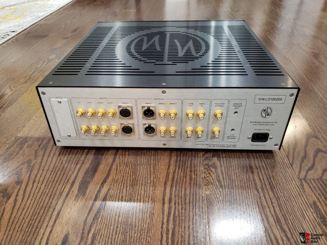 Modwright LS-100 Tube Preamplifier + 6 6SN7 Tubes (4 NOS Sylvanias ...