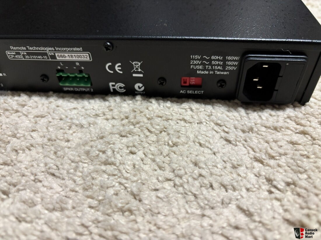 RTI - Model CP-450 Cool Power Audio Amplifier Photo #5363245 - Canuck ...