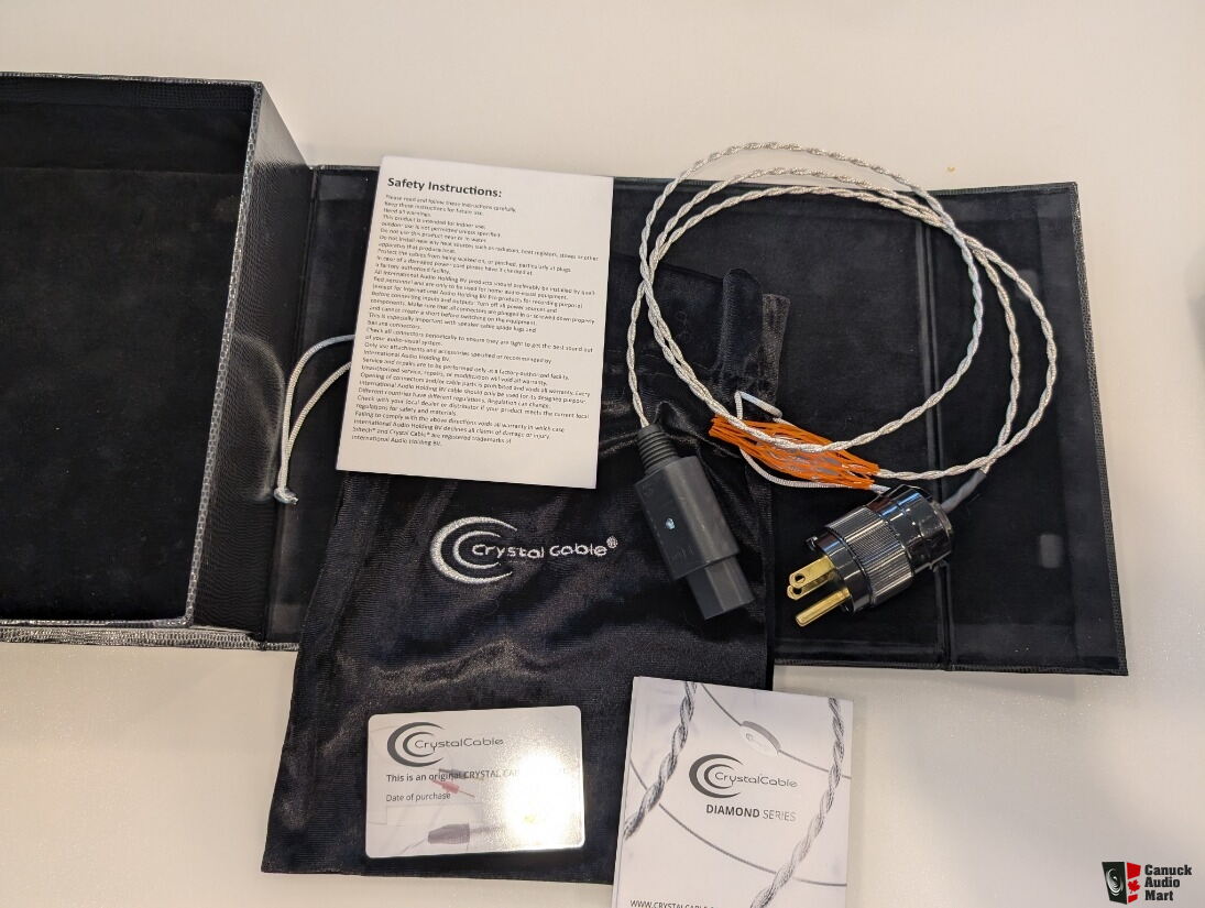 Crystal Cable Piccolo Diamond Power Cord - 1.5m Photo #5364347 - Canuck ...